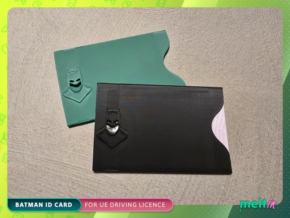 Batman ID, UE Driving Licence (different measures) by MeltIn - MakerWorld