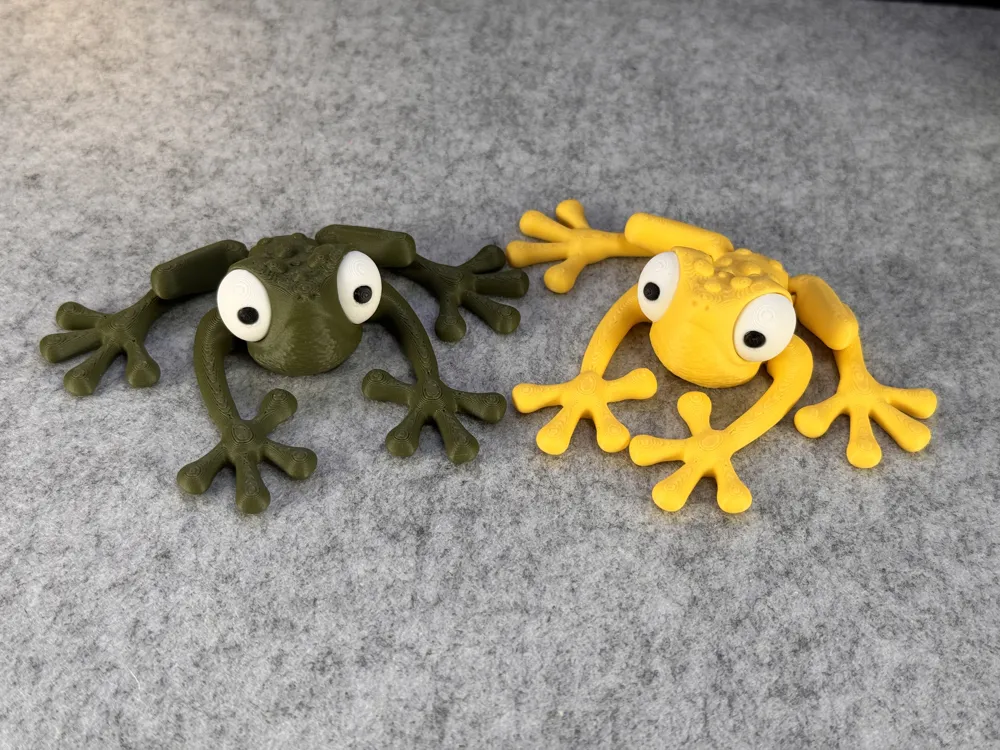 Articulated Cute Frog - Free 3D Print Model - MakerWorld