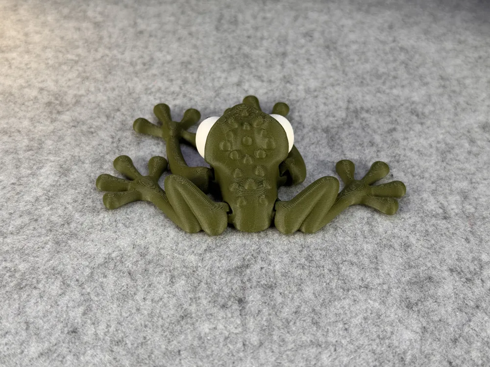 Articulated Cute Frog - Free 3D Print Model - MakerWorld