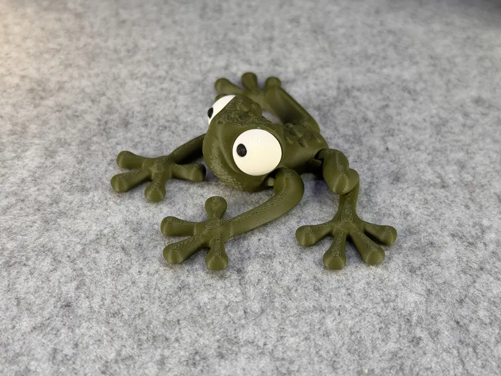 Articulated Cute Frog - Free 3D Print Model - MakerWorld