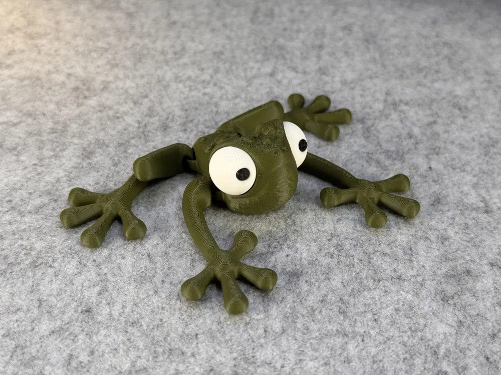 Articulated Cute Frog - Free 3D Print Model - MakerWorld