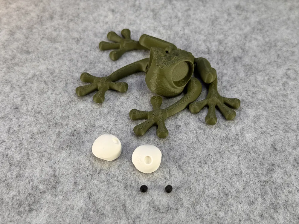 Articulated Cute Frog - Free 3D Print Model - MakerWorld