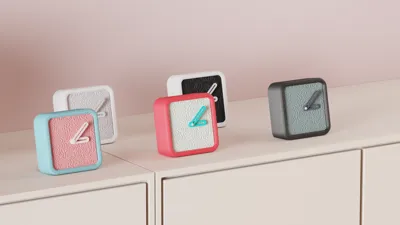Modular Desktop Clock. Modern Topographic Design by Abstractia Design ...