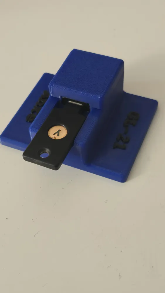 Yubikey Desktop Holder by R.R. MakerWorld: Download Free 3D Models