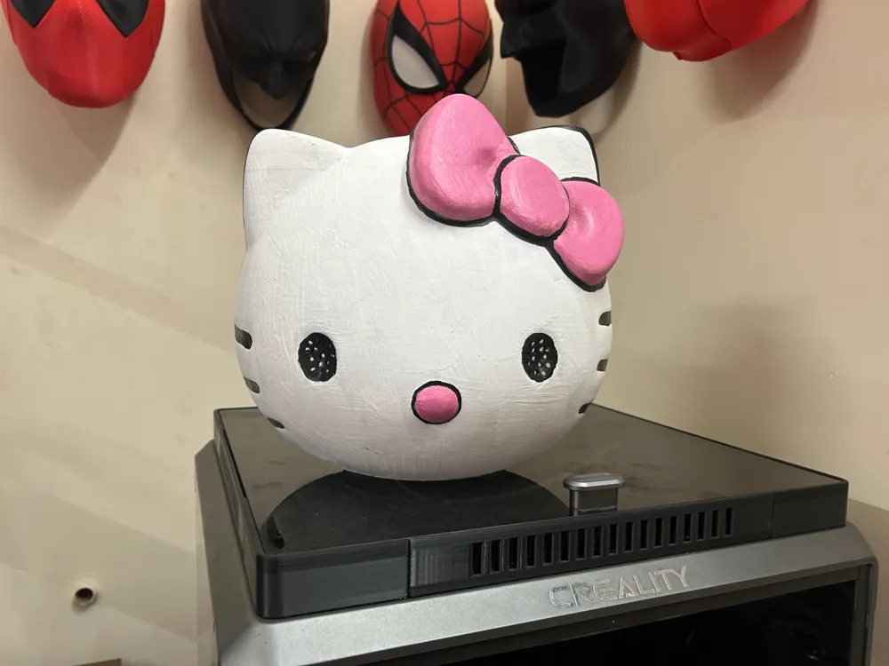 Hello Kitty Mask - Free 3D Print Model - MakerWorld