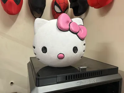 Hello Kitty Mask by Shikko MakerWorld: Download Free 3D Models