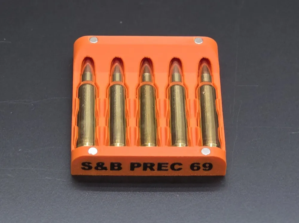 Ammo Box 223 (custom Text, stackable, snap in) - Free 3D Print Model - MakerWorld