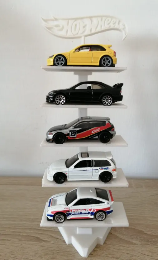 Hotwheels Car holder by Adam MakerWorld: Download Free 3D Models
