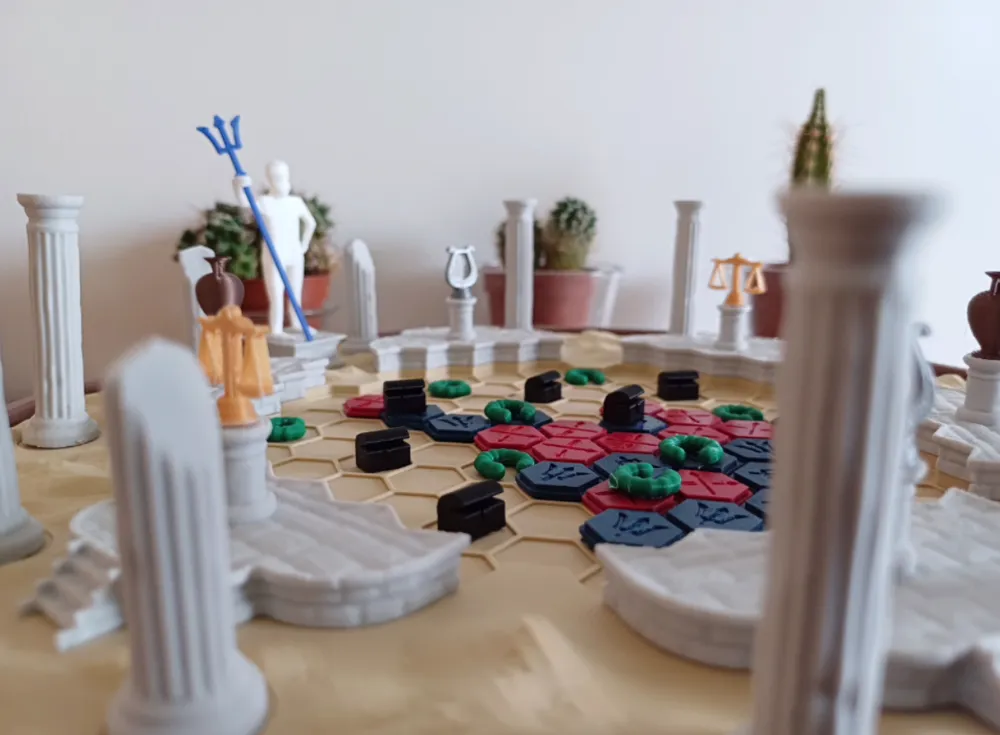 Athens Origins Boardgame - Free 3D Print Model - MakerWorld