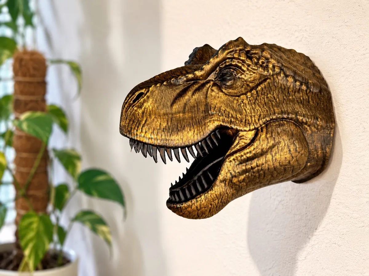 Wall Mount Dinosaur Head
