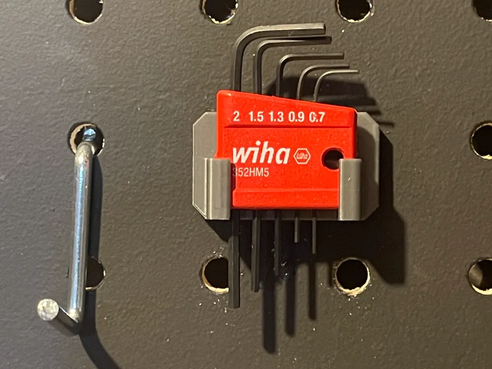 Wiha Mini Hex L-Keys Pegboard Holder Remixed by ...