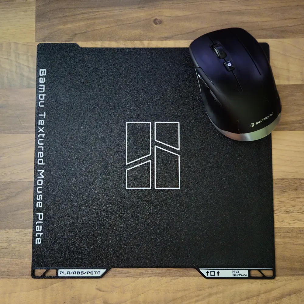 Bambu Lab H2D Build Plate Mouse Pad by 3DCR8 MakerWorld: Download Free ...