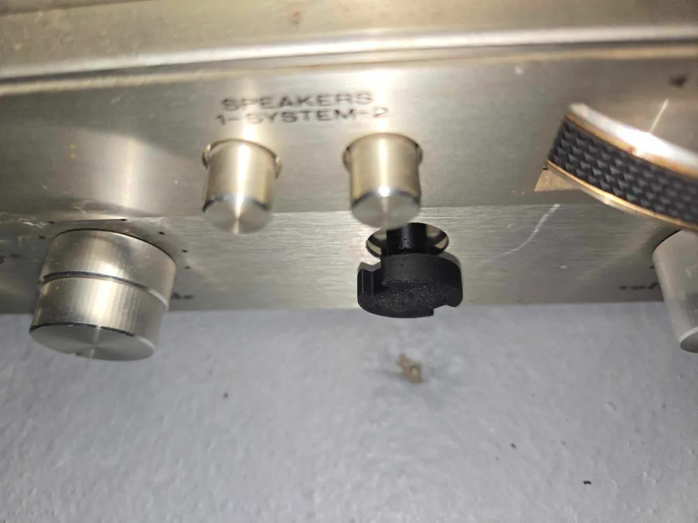 Stereo Knob Replacement with Adapter by ZeissCMM - MakerWorld