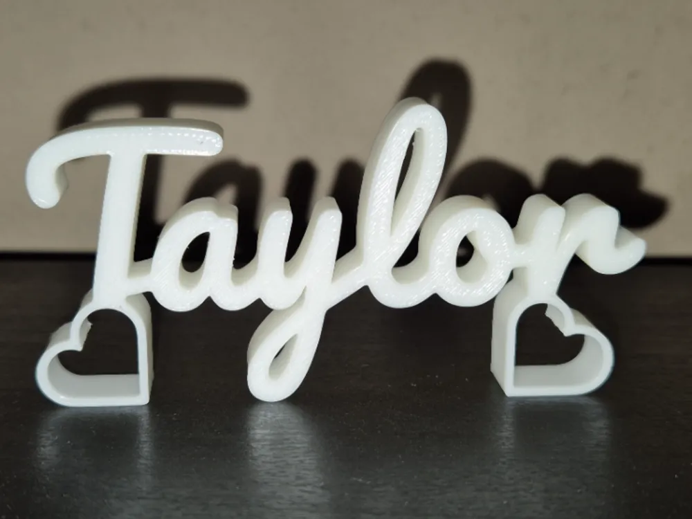 Taylor Name Sign Display Decor by GabT MakerWorld: Download Free 3D Models