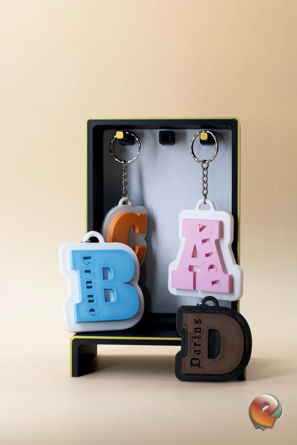 26 Alphabet Keychain & Magnet - Free 3D Print Model - MakerWorld
