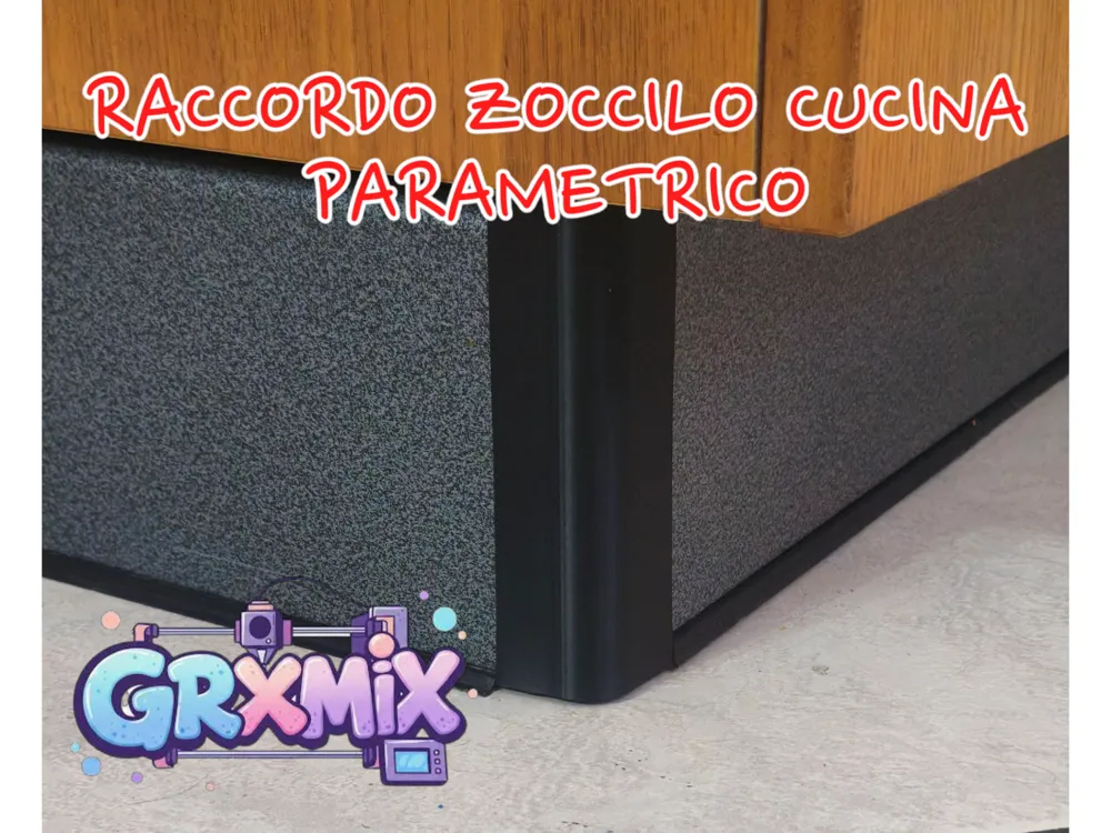 Parametric Kitchen Plinth Corner Connector by Grxmix MakerWorld ...