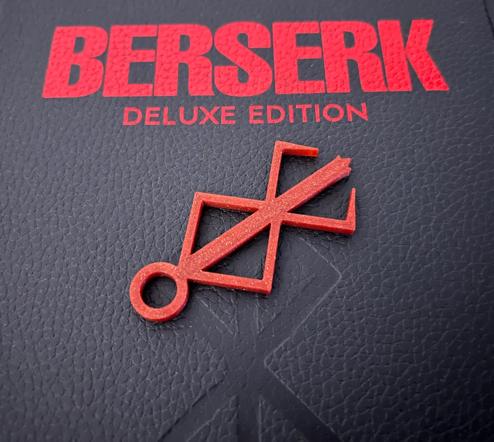 Berserk Symbol Keychain by Tiberius Tech - MakerWorld
