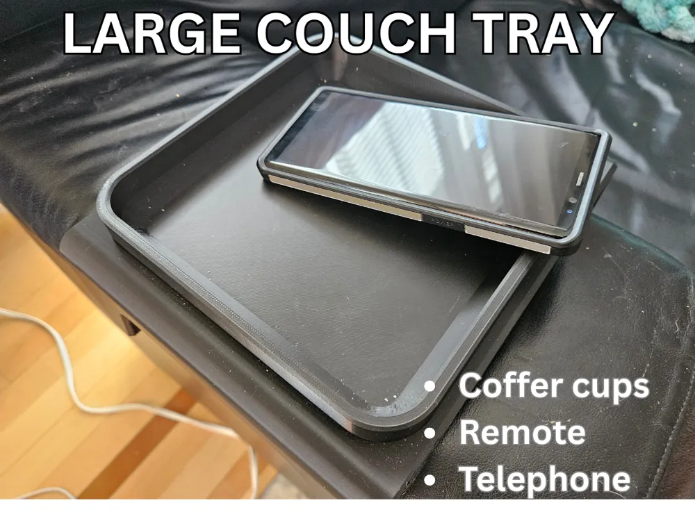 Large Couch Tray - Free 3D Print Model - MakerWorld