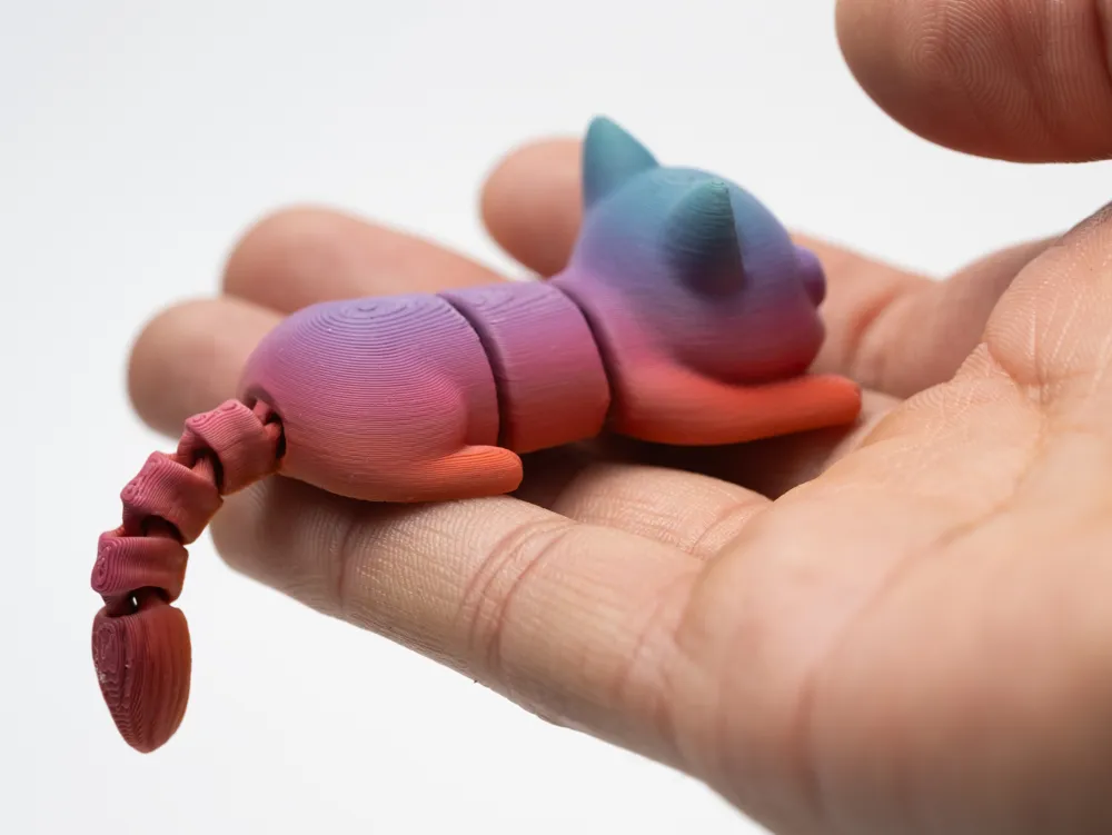 Tiny Articulated Fox - Free 3D Print Model - MakerWorld