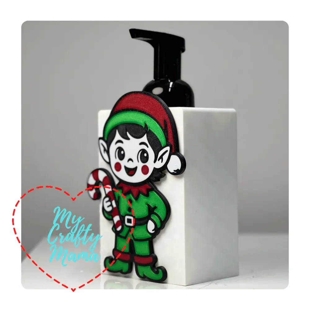 Elf Boy Clip On Soap Cover - Pencil Cup - Free 3D Print Model - MakerWorld