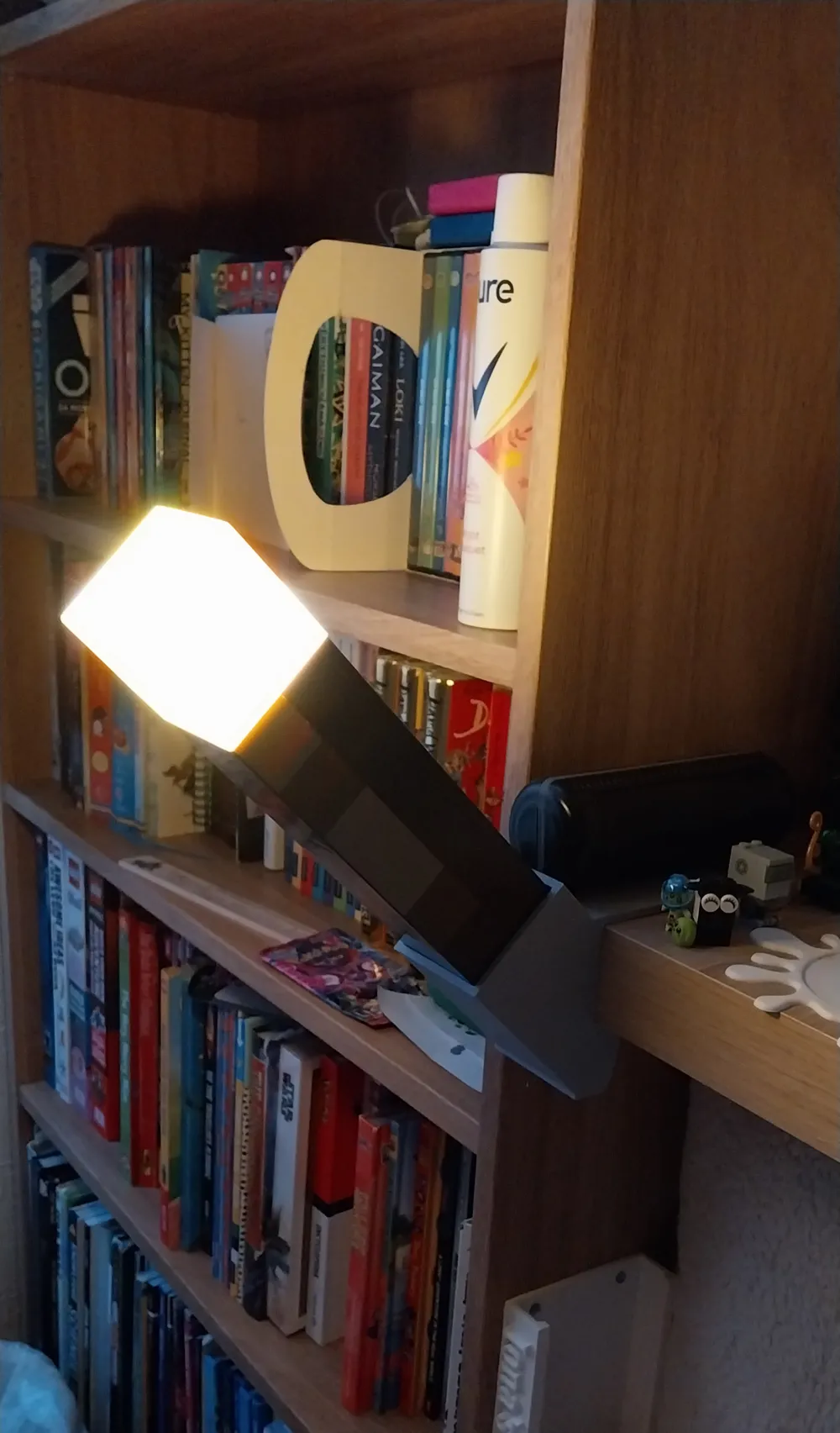 Minecraft Torch Lamp Shelf Mount For Ikea Lack - Free 3D Print Model ...