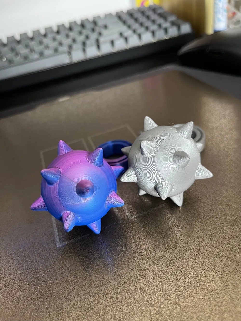 Flail_Rotating Ring_Rounded Spikes_Split_Assembly by ahptc618 MakerWorld: Download Free 3D Models