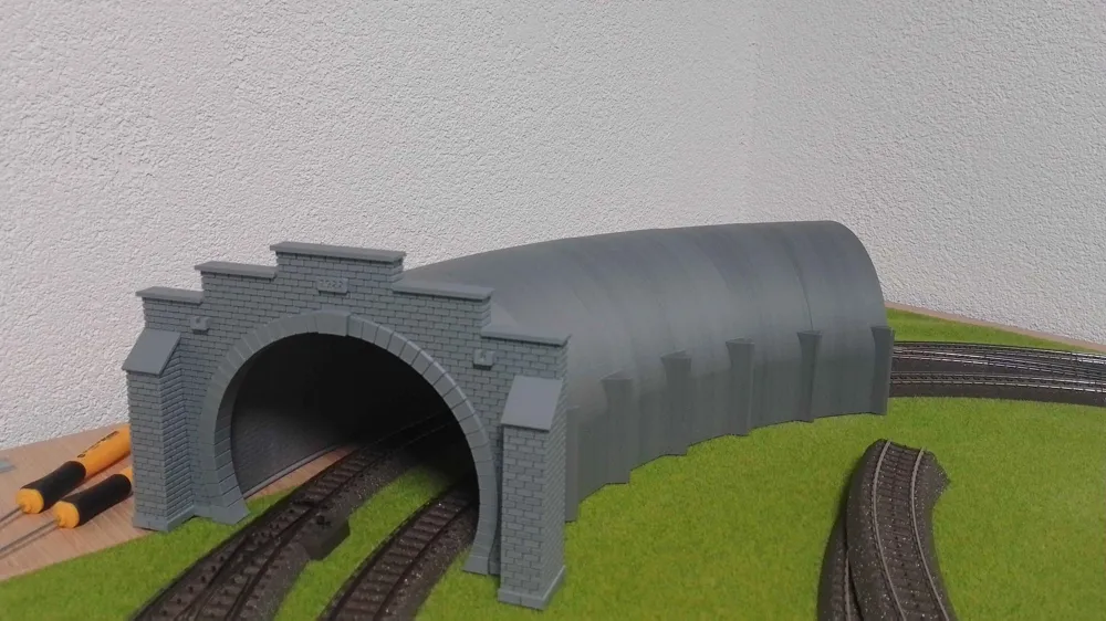 Marklin H0 Tunnel System C-Track - Free 3D Print Model - MakerWorld