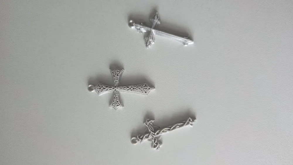 Cross keychain, pendant - Free 3D Print Model - MakerWorld