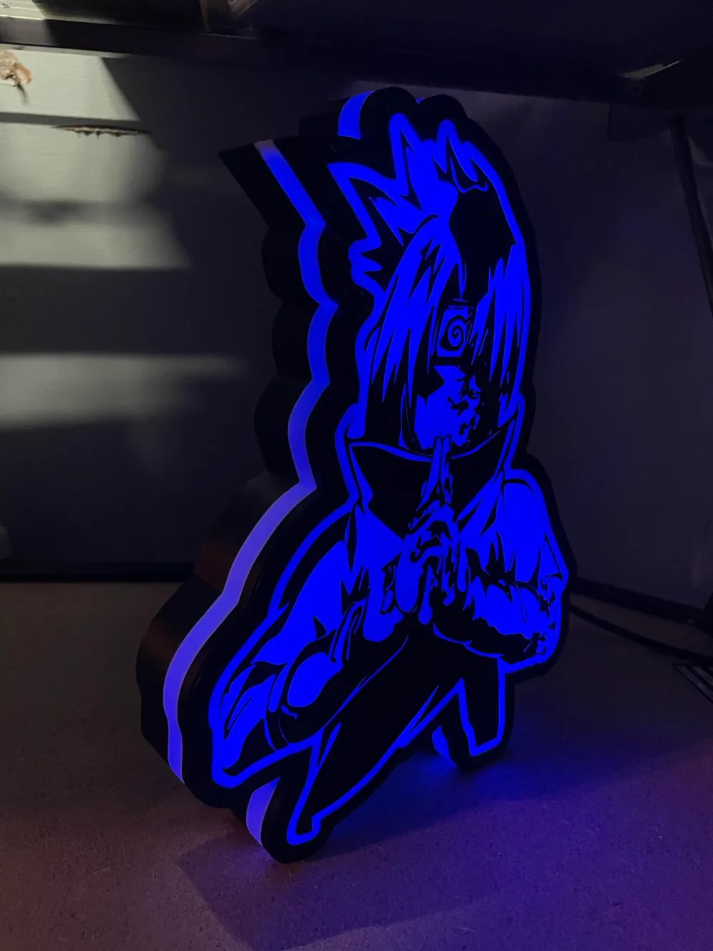 Sasuke Narato Character Lightbox by Nik - MakerWorld