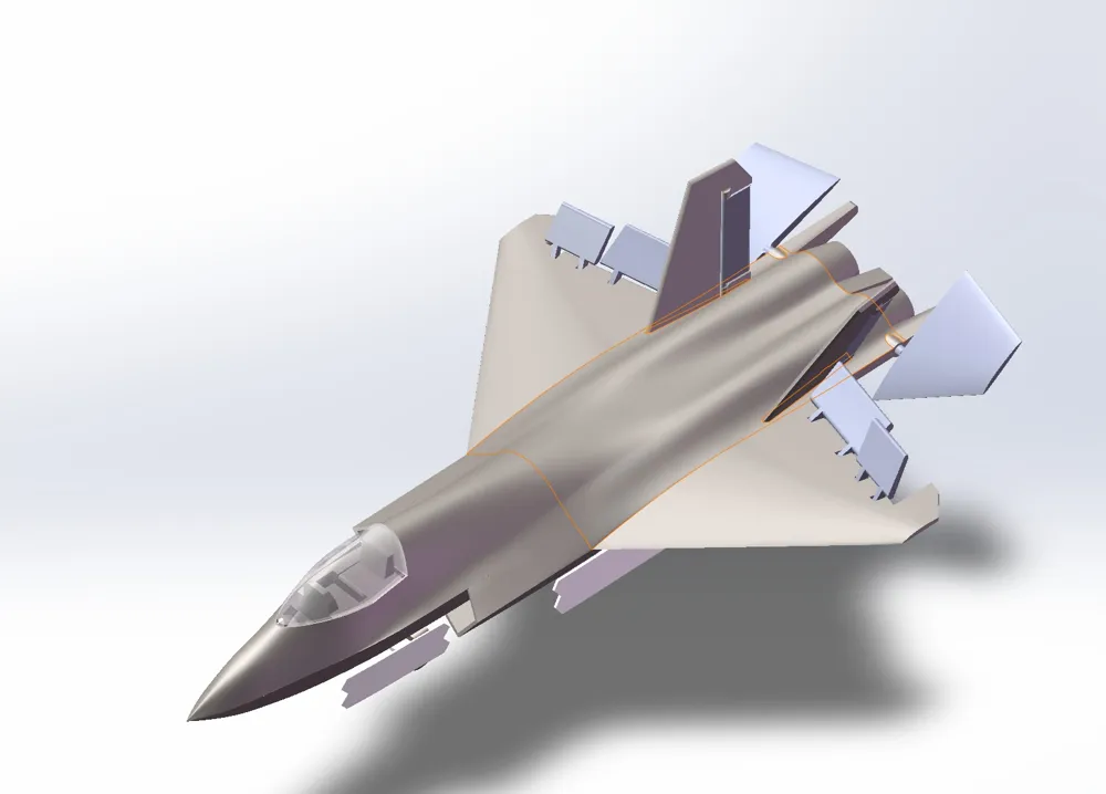 J35A_280mm tall, fully articulated, modular version, with foldable ...