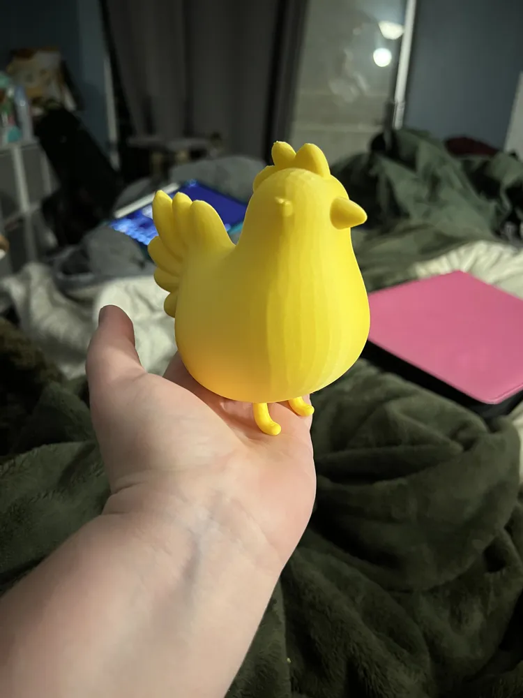 Chunky chicken figure by DarbyHunterArt MakerWorld: Download Free 3D Models