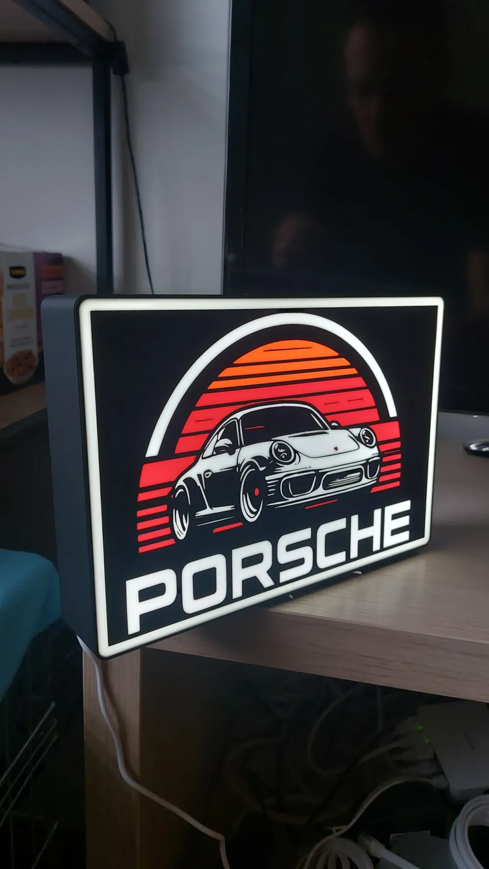 Porsche LED Light Box by RpCustomProjects MakerWorld: Download Free 3D ...