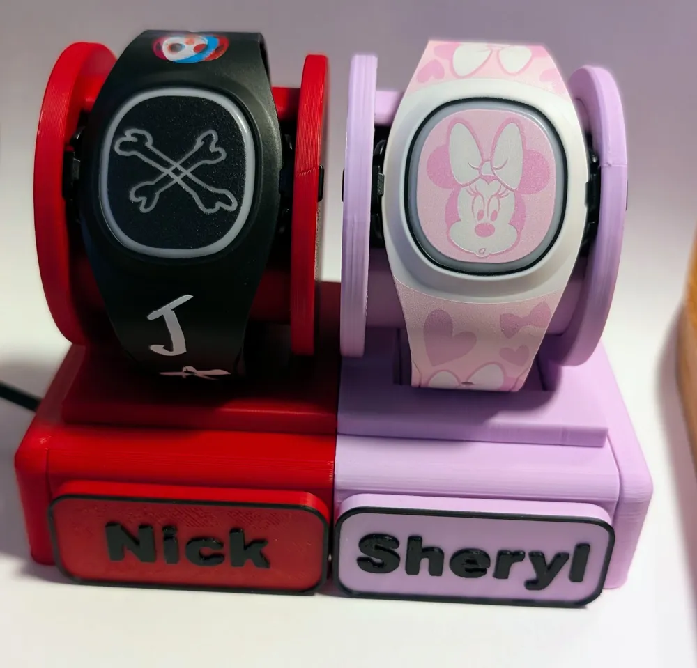 Disney World Magic band + Modular stand - Free 3D Print Model - MakerWorld