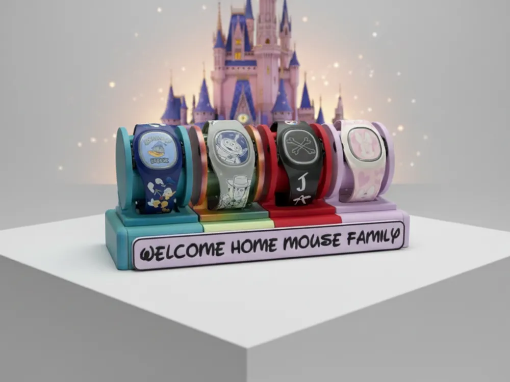 Disney World Magic band + Modular stand - Free 3D Print Model - MakerWorld