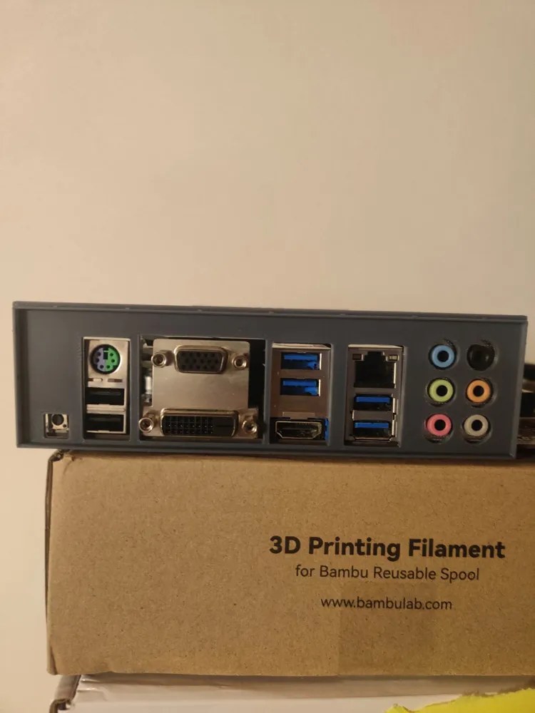 MSI B450A PRO I/O Shield Motherboard Back Plate by Manuel MakerWorld ...