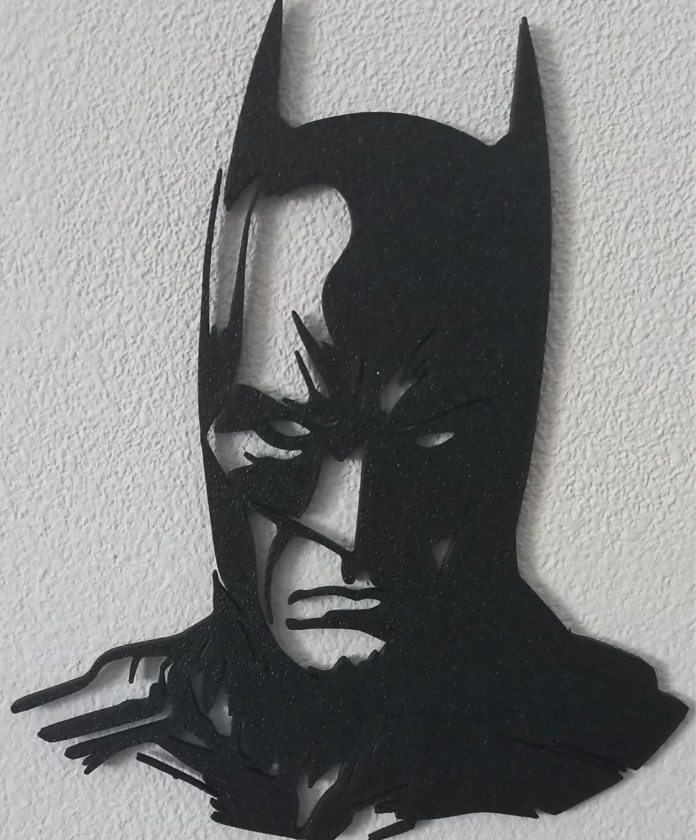 2d image of batman - Free 3D Print Model - MakerWorld