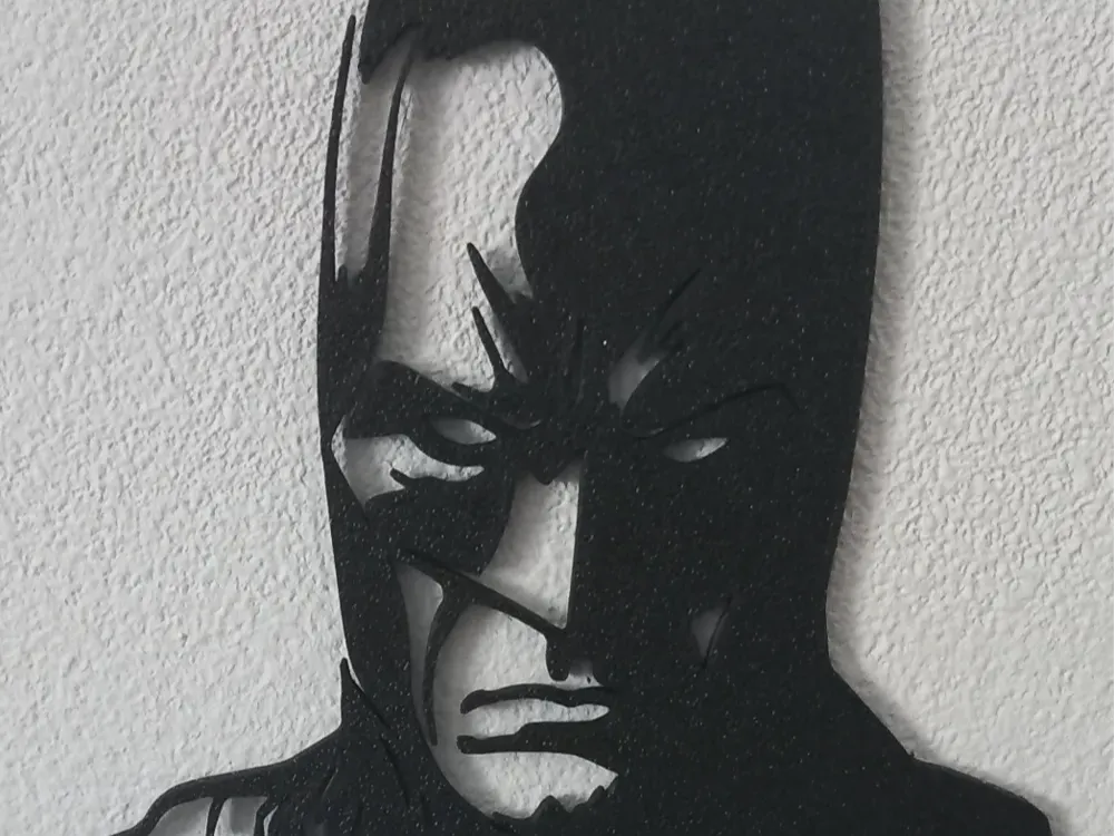 2d image of batman - Free 3D Print Model - MakerWorld