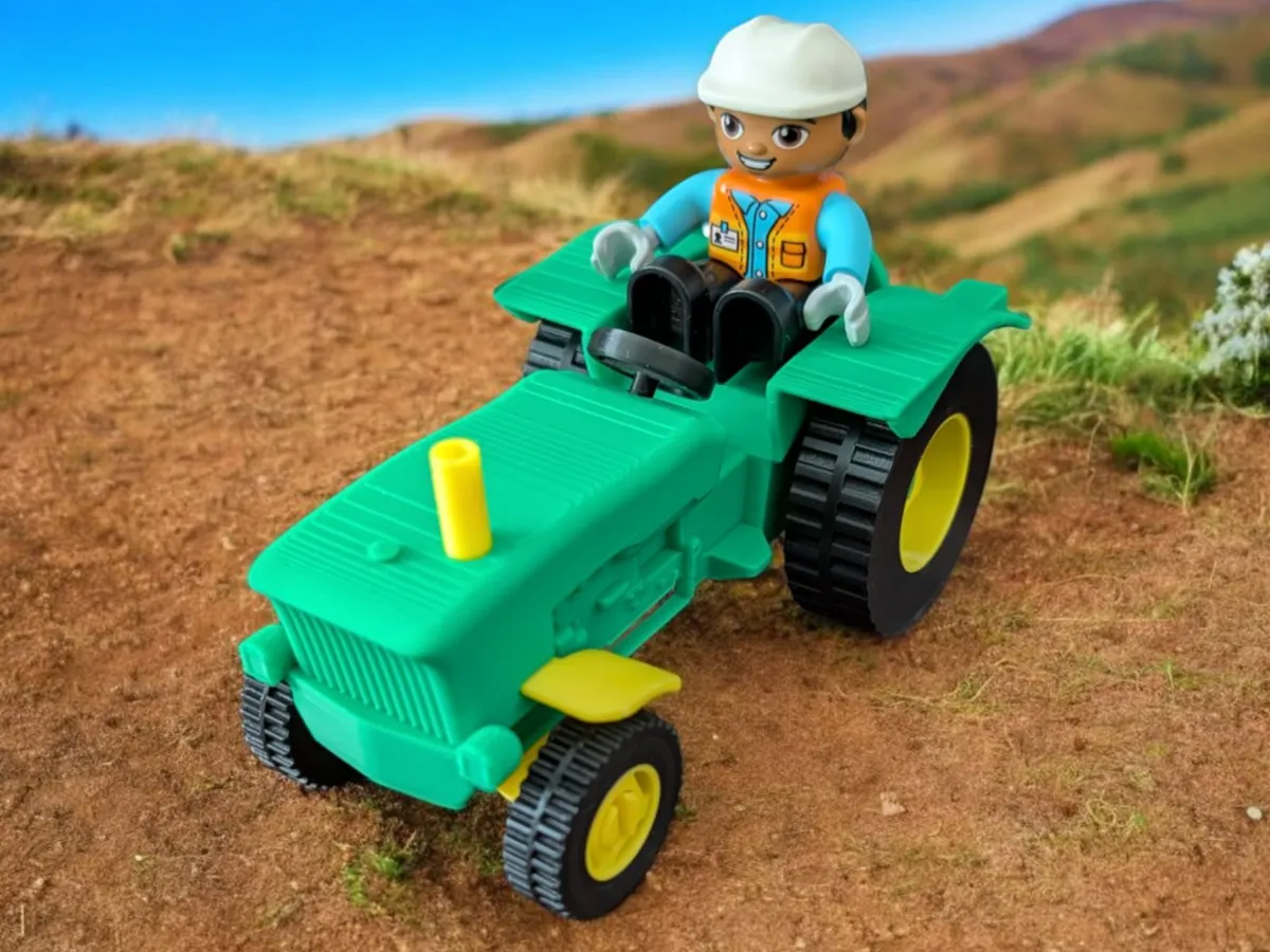 Duplo Tractor - Free 3D Print Model - MakerWorld