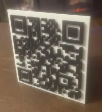 QR Code Desktop Plaque with stand by JPPrinting - MakerWorld