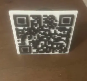 QR Code Desktop Plaque with stand by JPPrinting - MakerWorld