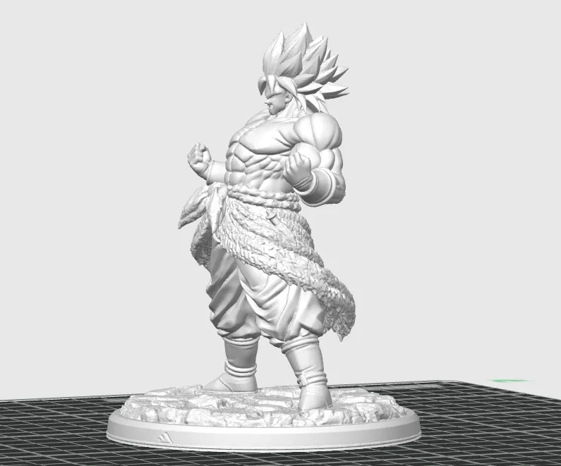 Broly Figure Dragon Ball Super - Free 3D Print Model - MakerWorld