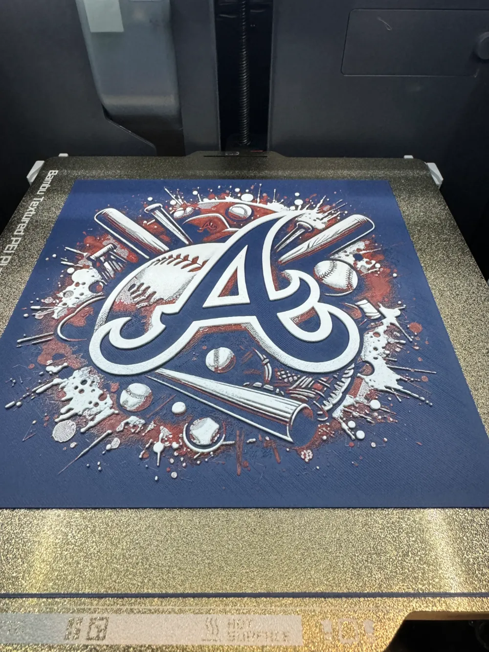 Atlanta Braves - MLB Hueforge by Canadian Gamer MakerWorld: Download ...