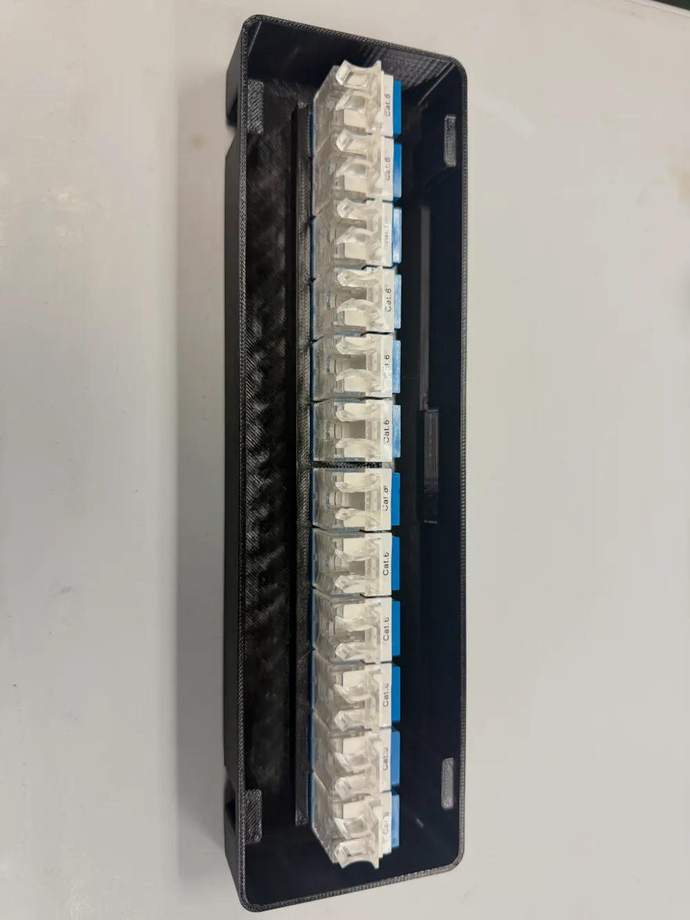 Wall Mount 12 Port Patch Panel by TCI Productions - MakerWorld