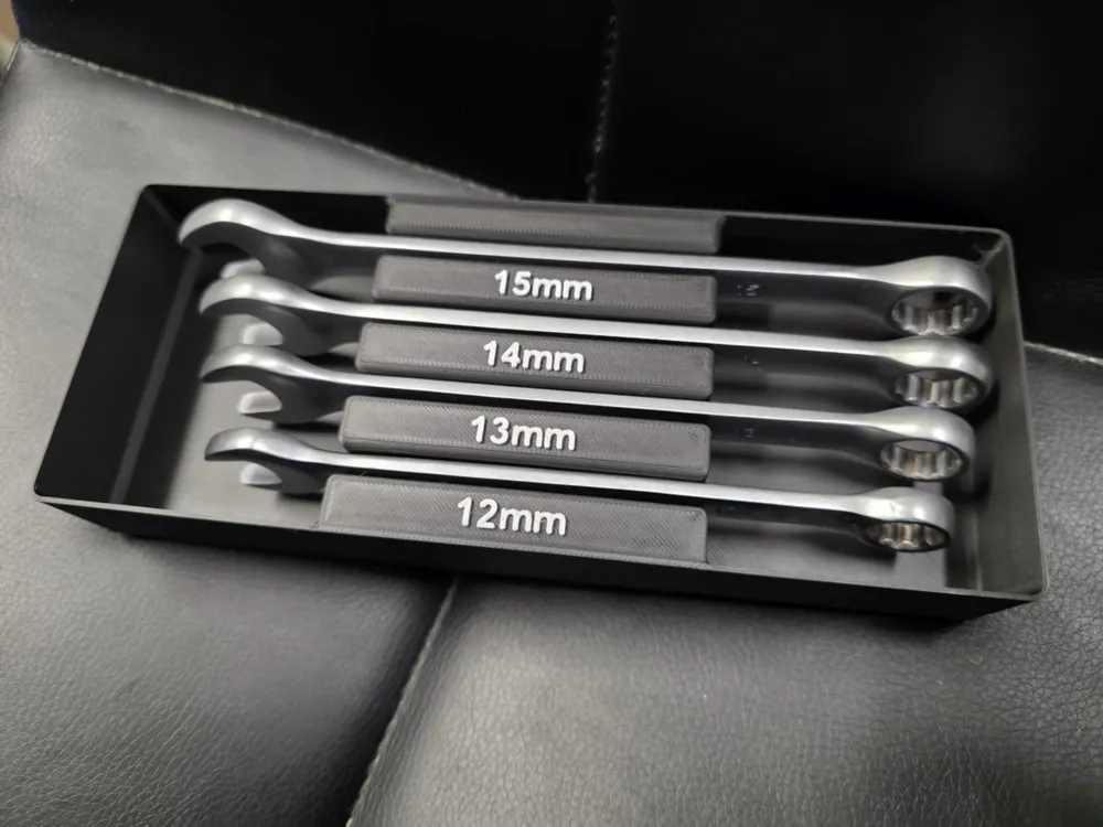 Gridfinity metric wrenches - Free 3D Print Model - MakerWorld