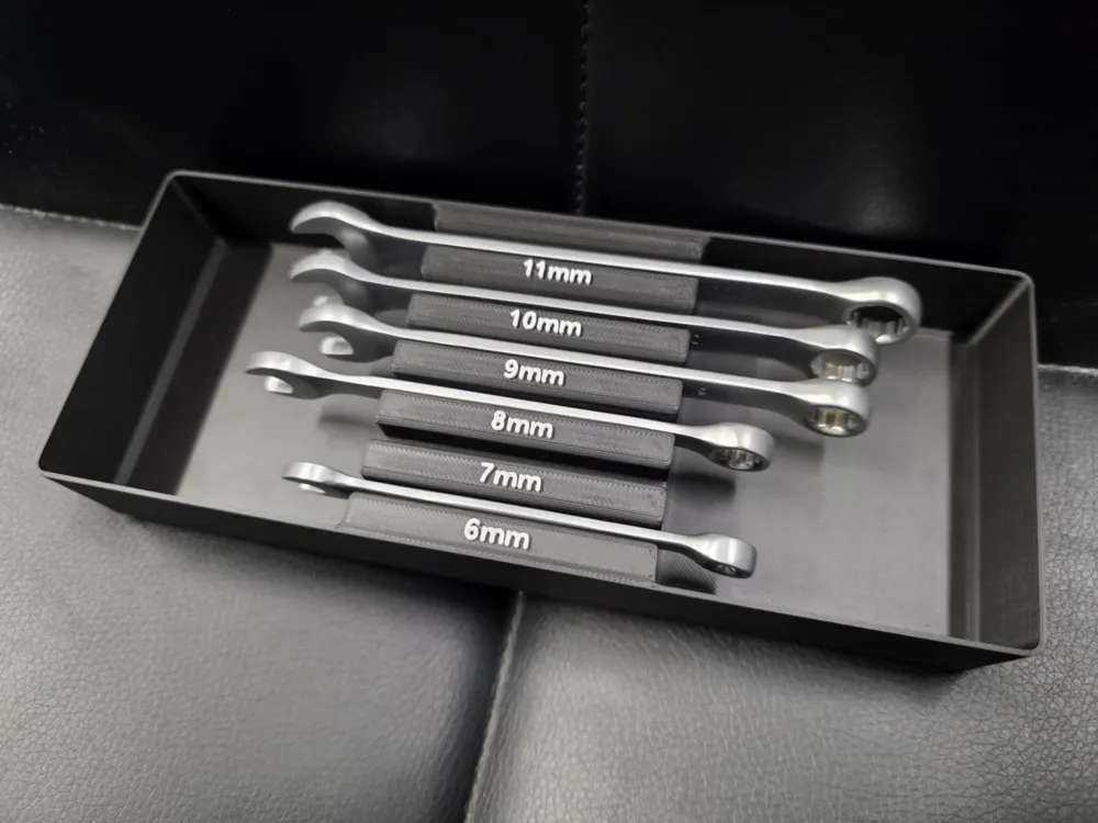 Gridfinity metric wrenches - Free 3D Print Model - MakerWorld