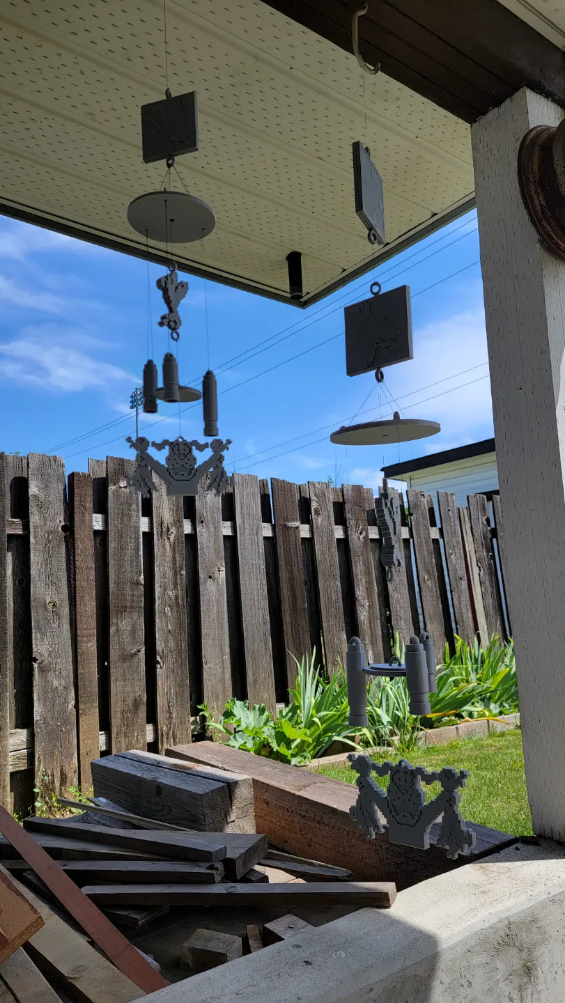 Duck Hunt Wind Chime by user_2527967239 - MakerWorld