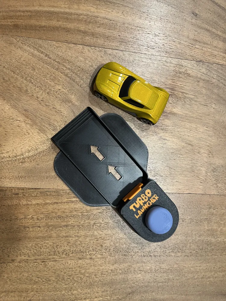 Turbo Car Launcher - HotWhells compatible - Free 3D Print Model ...