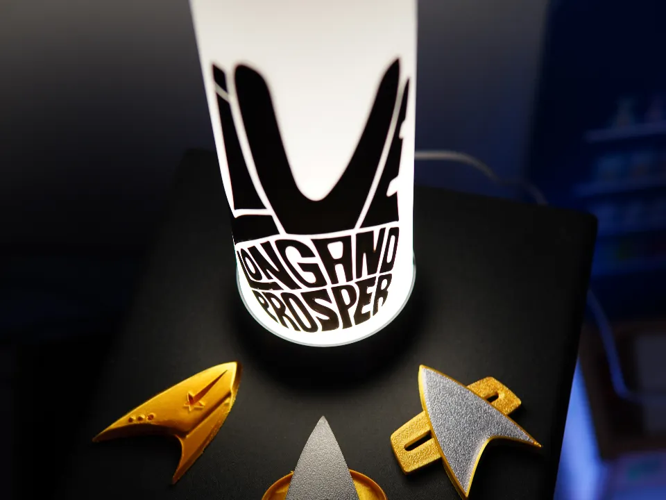 BambuLab Lamp Kit - Star Trek / Modular Sheets - Free 3D Print Model ...