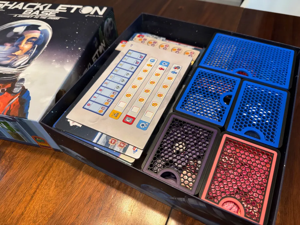 Shackleton Base Insert / Organizer by Jerald MakerWorld: Download Free ...