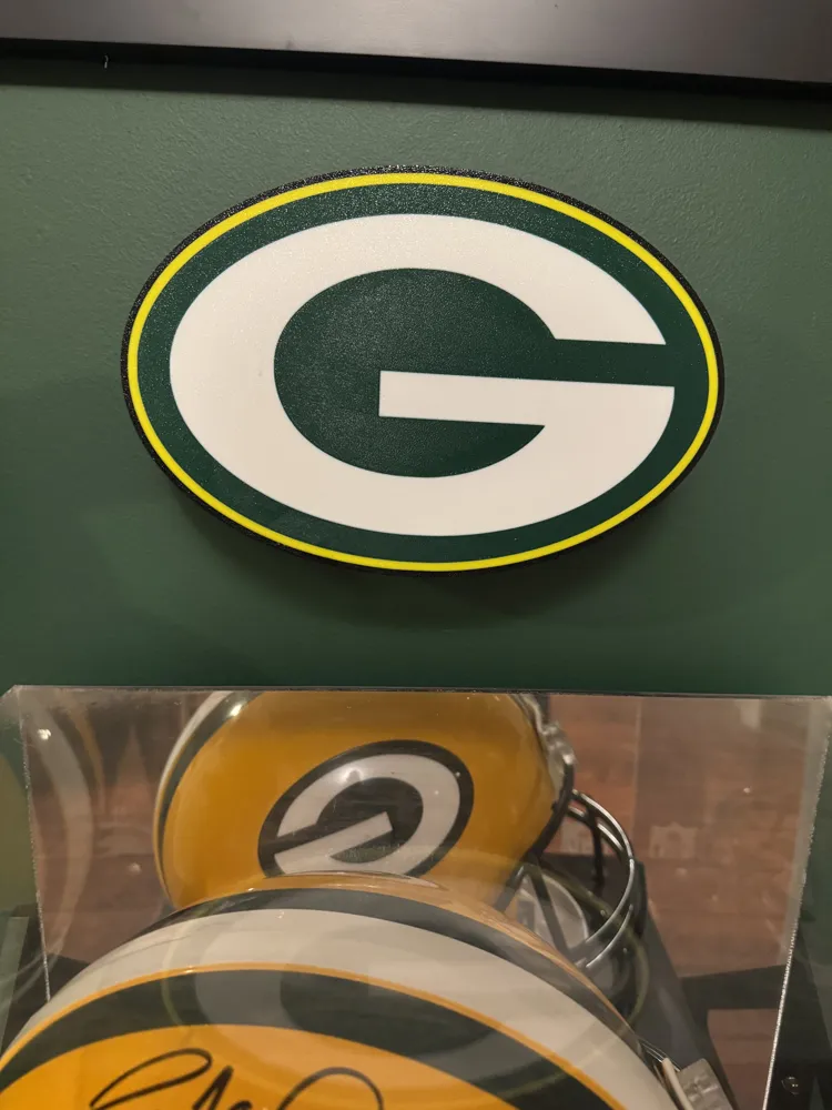 Green Bay Packer Light Box - Free 3D Print Model - MakerWorld